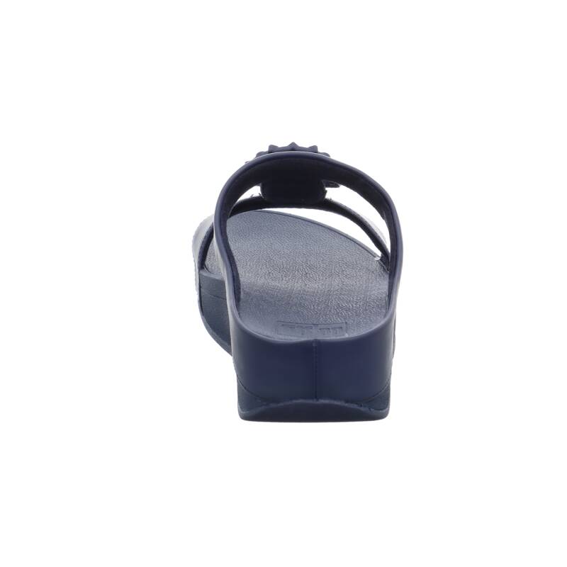 Fitflop Lulu Crystal-Circlet Leather H-Bar Slides Pantoletten online kaufen