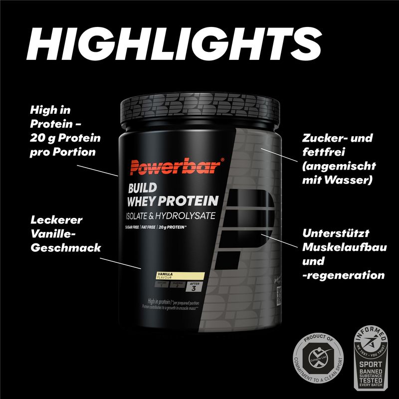 Powerbar Protein Build Vanilla Powder Sportnahrung online kaufen