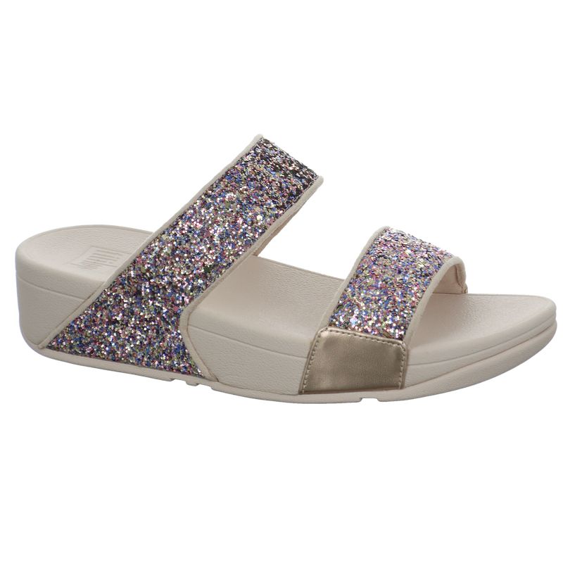 Fitflop Lulu Multi-Tonal Glitter Slides Pantoletten online kaufen