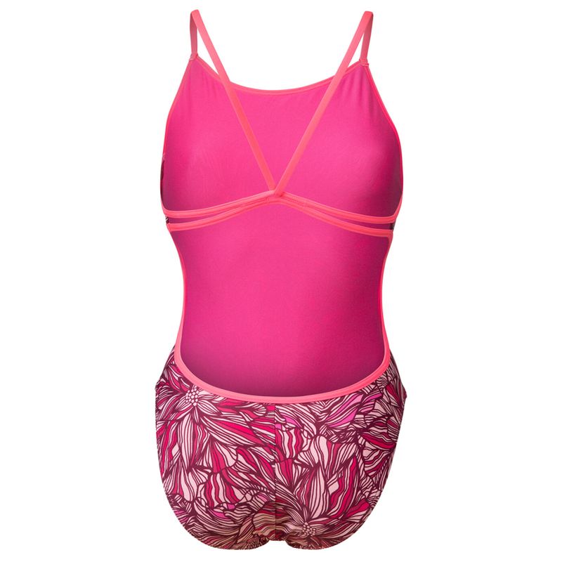 Arena W Arena Pink Dahlia Swimsuit Lace Back Badebekleidung online kaufen